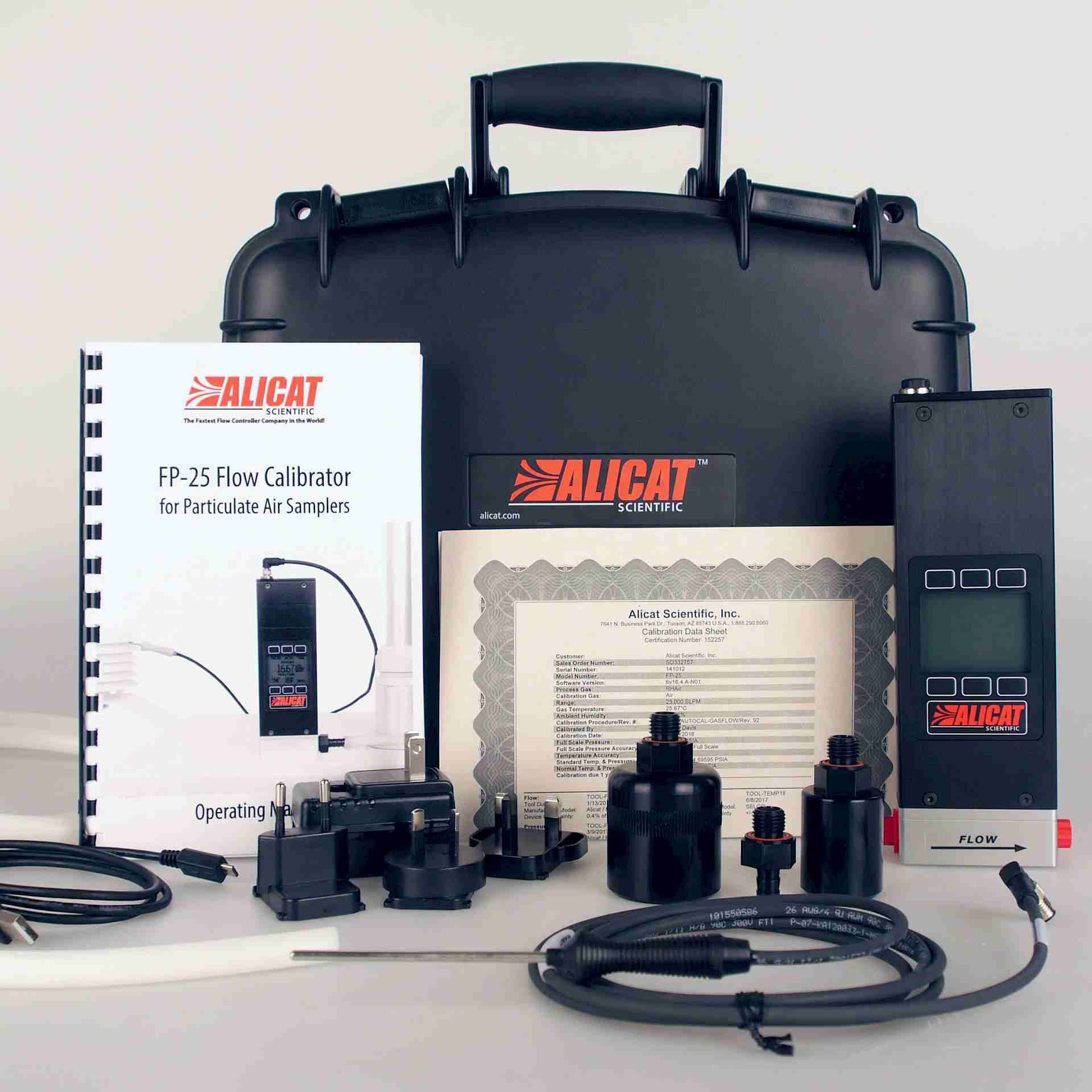 Flow Calibrator Particulate Air Samplers - Alicat FP-25 | Mass Flow Meters